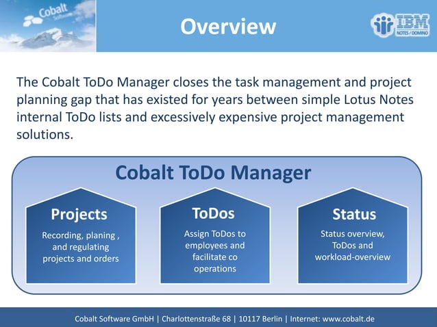 Task Management and Project Planning with IBM Notes | PPTX