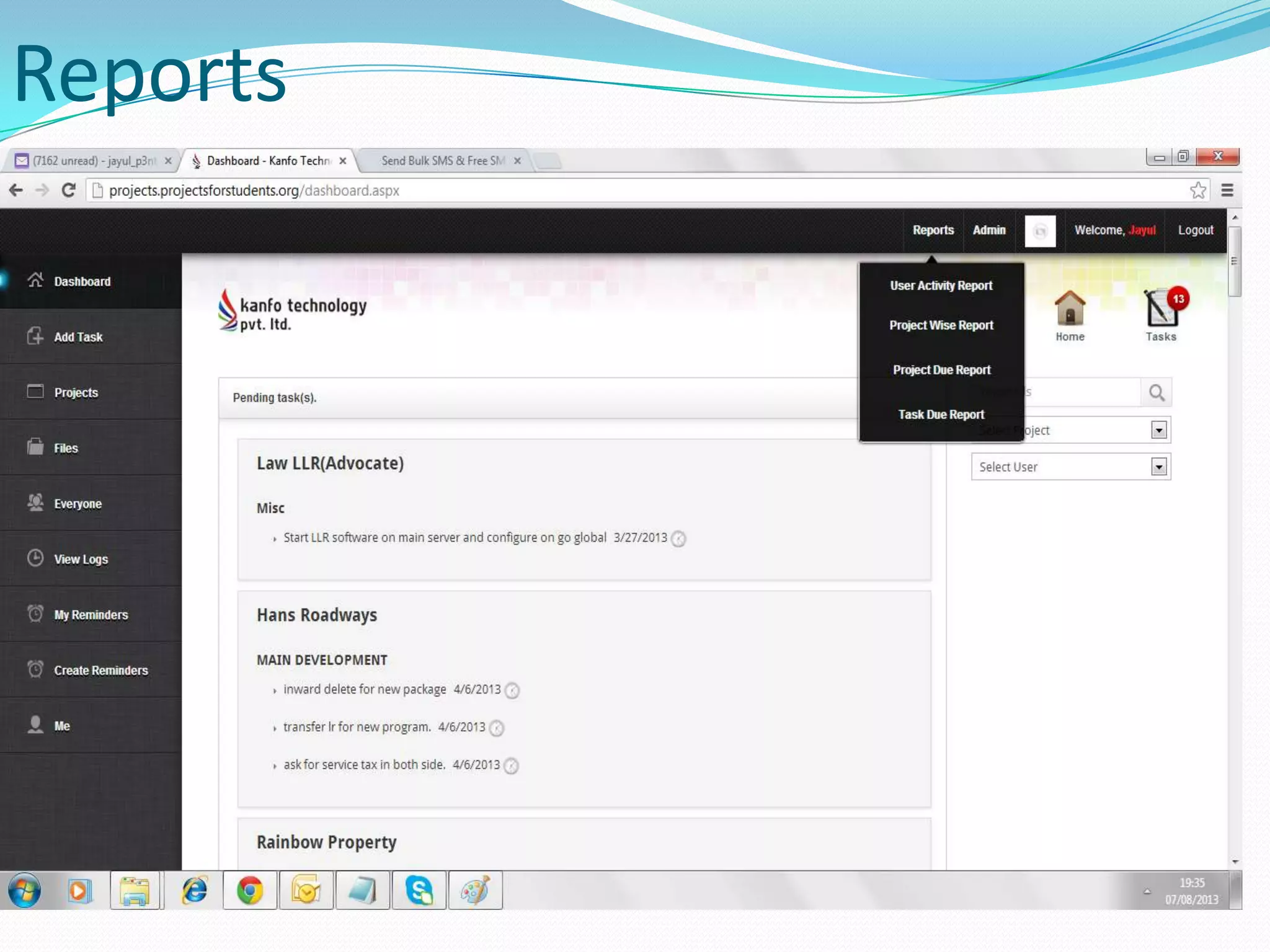 Task management System (TMS) | PPTX