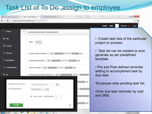 Task management System (TMS) | PPTX