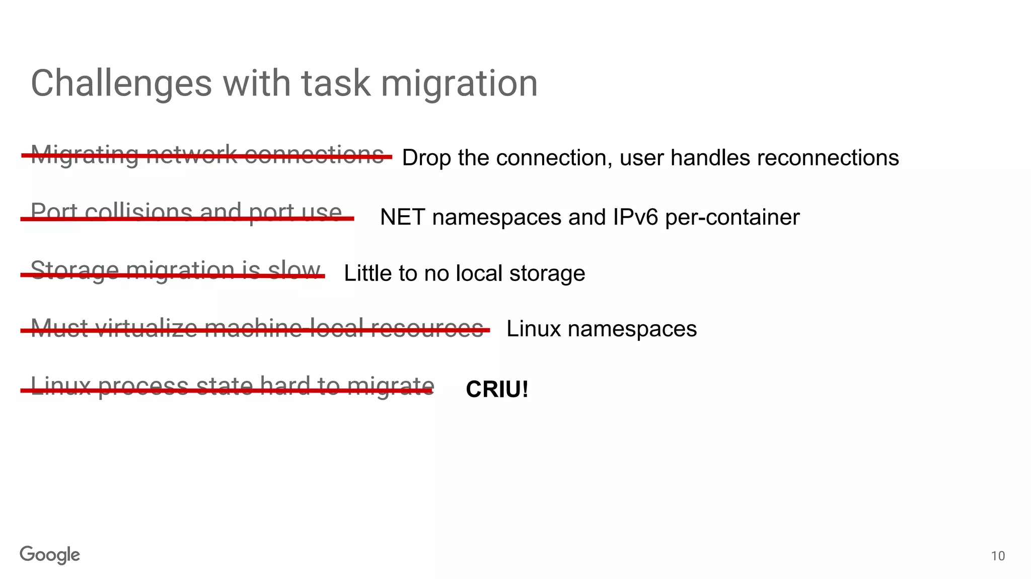 Task migration using CRIU | PDF