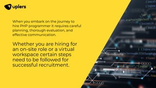 Hire PHP developer | PPT