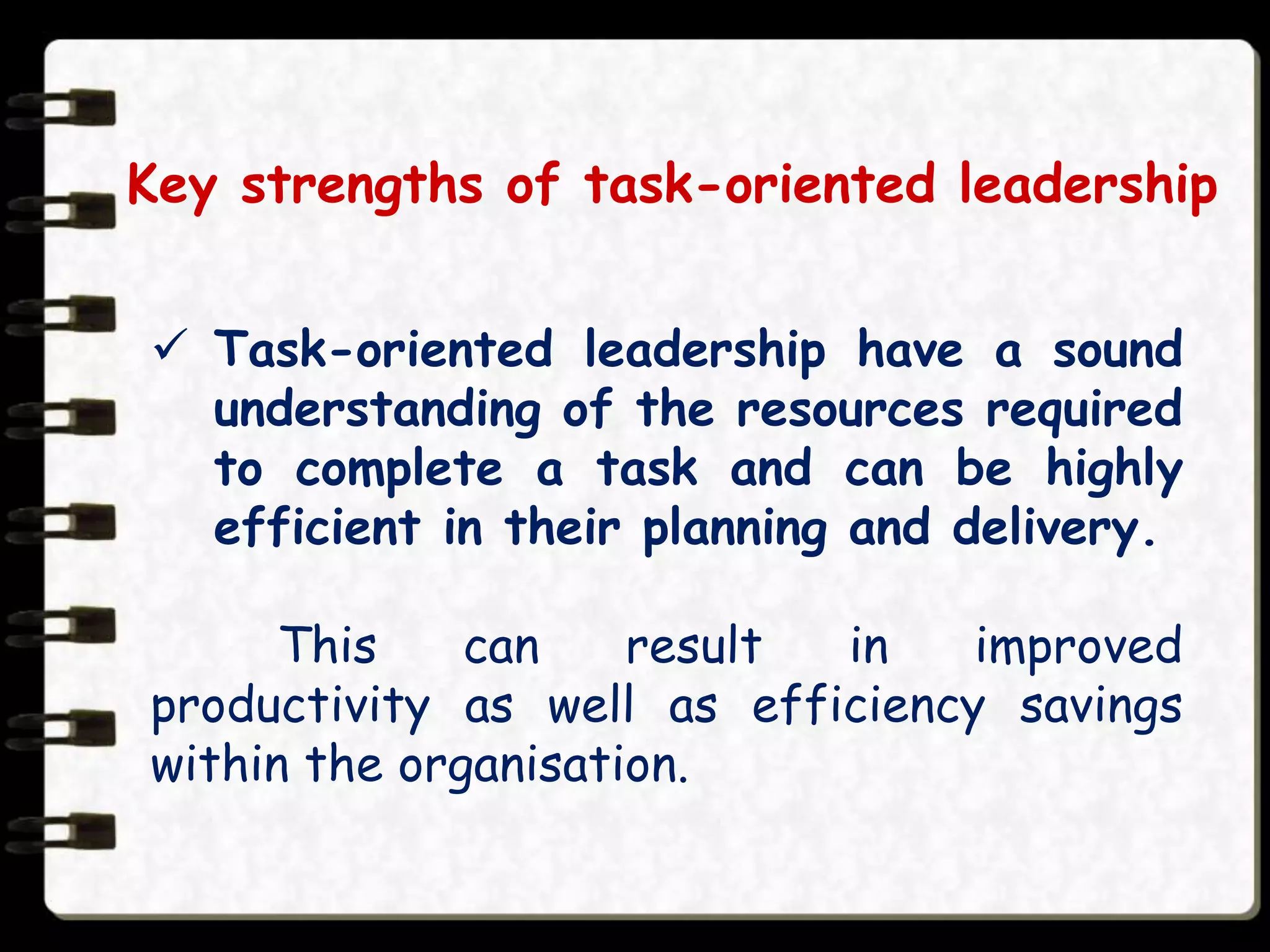 Task-Oriented Leader | PPTX