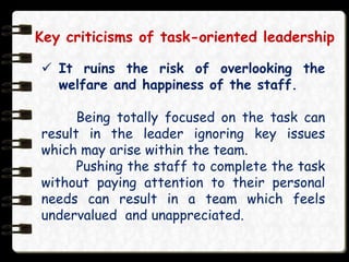 Task-Oriented Leader | PPTX