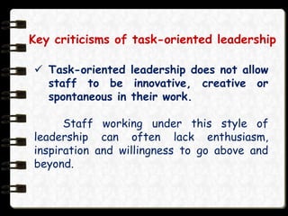 Task-Oriented Leader | PPTX