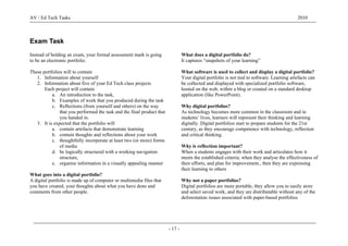 Portfolio Task Outlines | DOC | Internet for Beginners | Internet