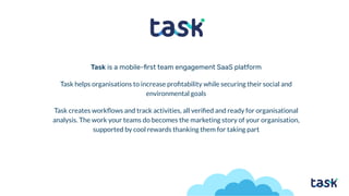 Task Product Overview - June 2020 | PPT