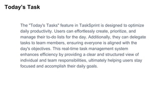 TaskPrint | Employee Efficiency Tool | PPT