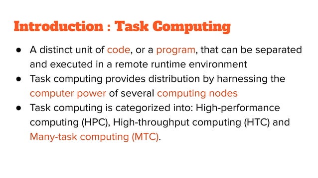 Task programming in cloud computing | PDF | Cloud Computing | Internet