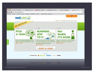 Task Rabbit Case Study, SXSW Edition | PPT