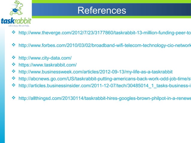 Task rabbit presentation group c | PPT