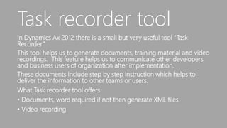 Task recorder control | PPT
