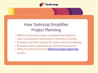 Taskroup - Project Management Planning Process.pptx
