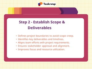 Taskroup - Project Management Planning Process.docx