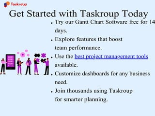 Gantt Chart Software for Efficient Project Management 2024 | PPT