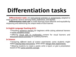 Differentiation tasks in English language teaching.pptx