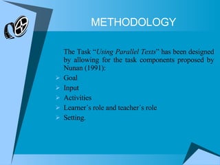 Tasks Design Project | PPT | Homework and Study | Education