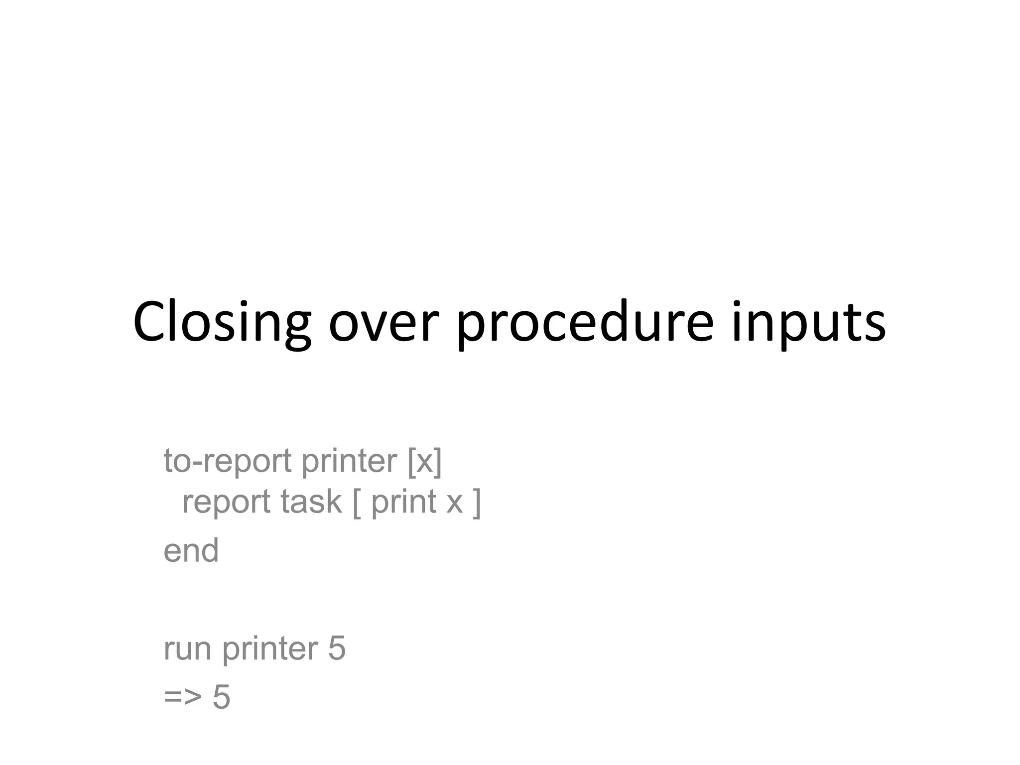 “Tasks” in NetLogo 5.0beta1 | PPTX