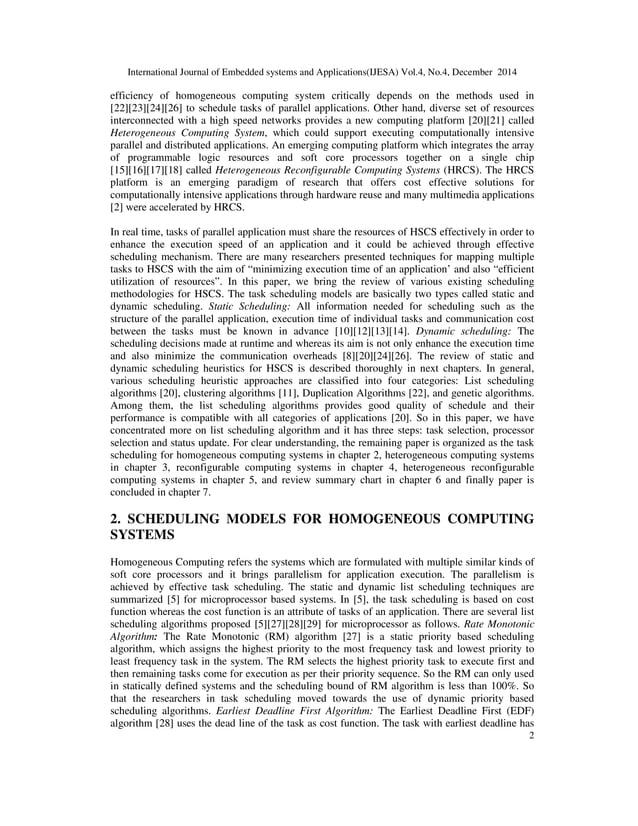 Task scheduling methodologies for high speed computing systems | PDF