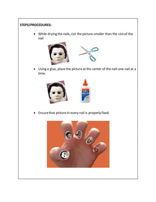 Task Sheets in Nail Art | DOCX