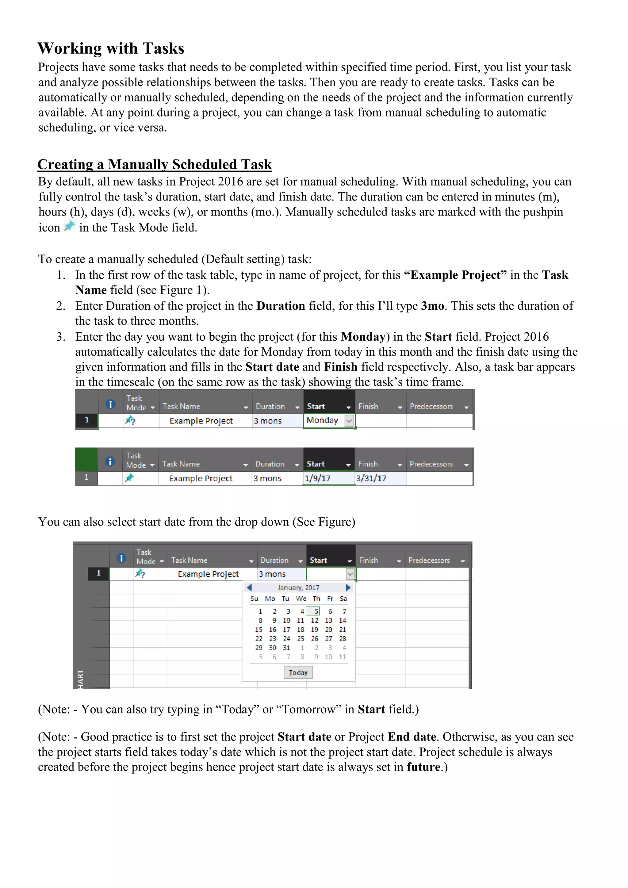 Tasks manual automatic_linking_summary_progress_microsoft_project_2016 | PDF | Homework and ...