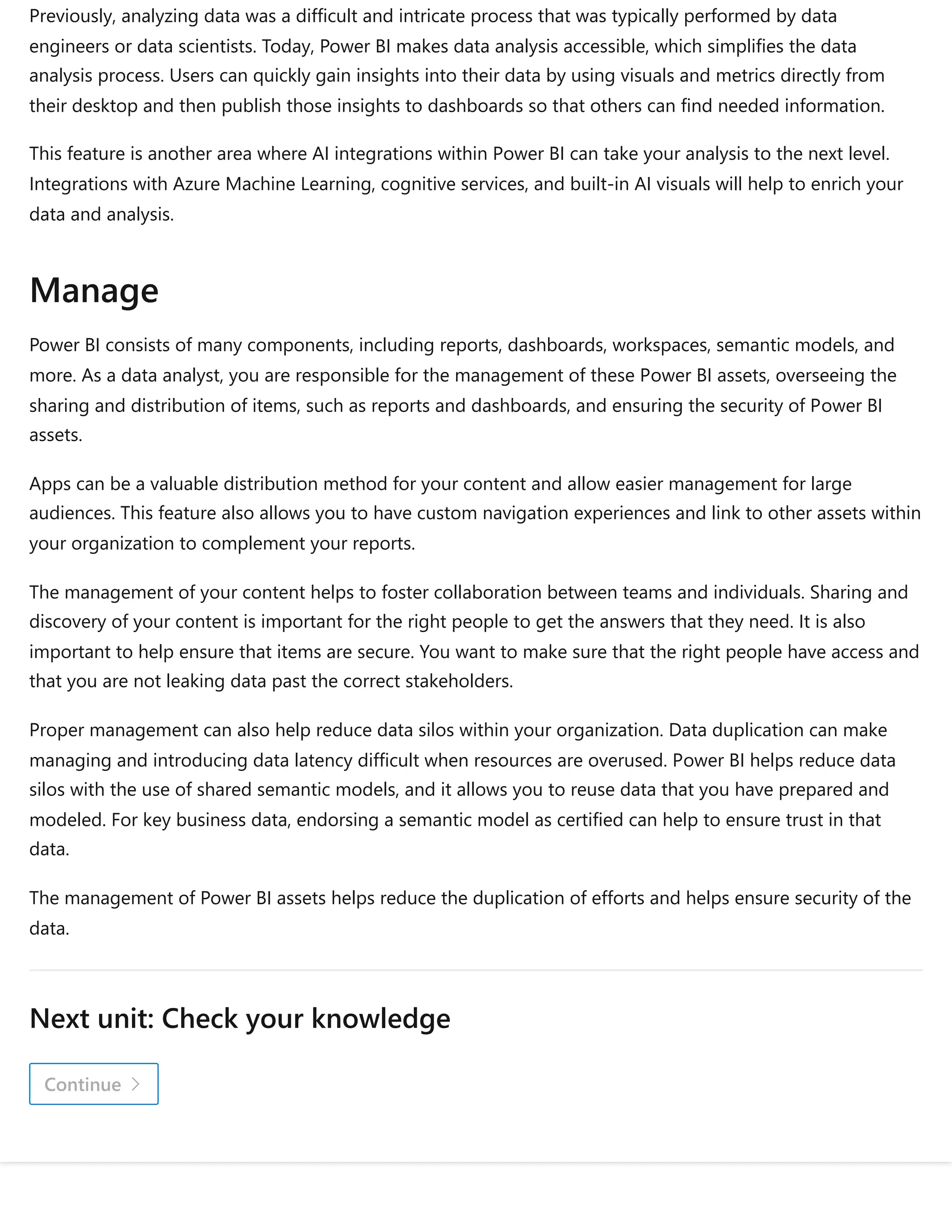 Tasks of a data analyst Microsoft Learning Path - PL 300 .pdf