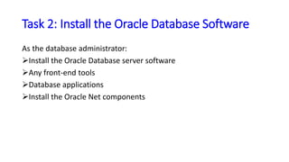 Tasks of database administrator | PPT