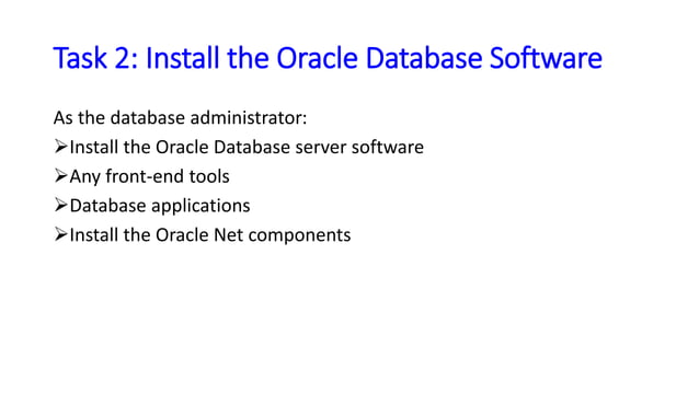 Tasks of database administrator | PPT