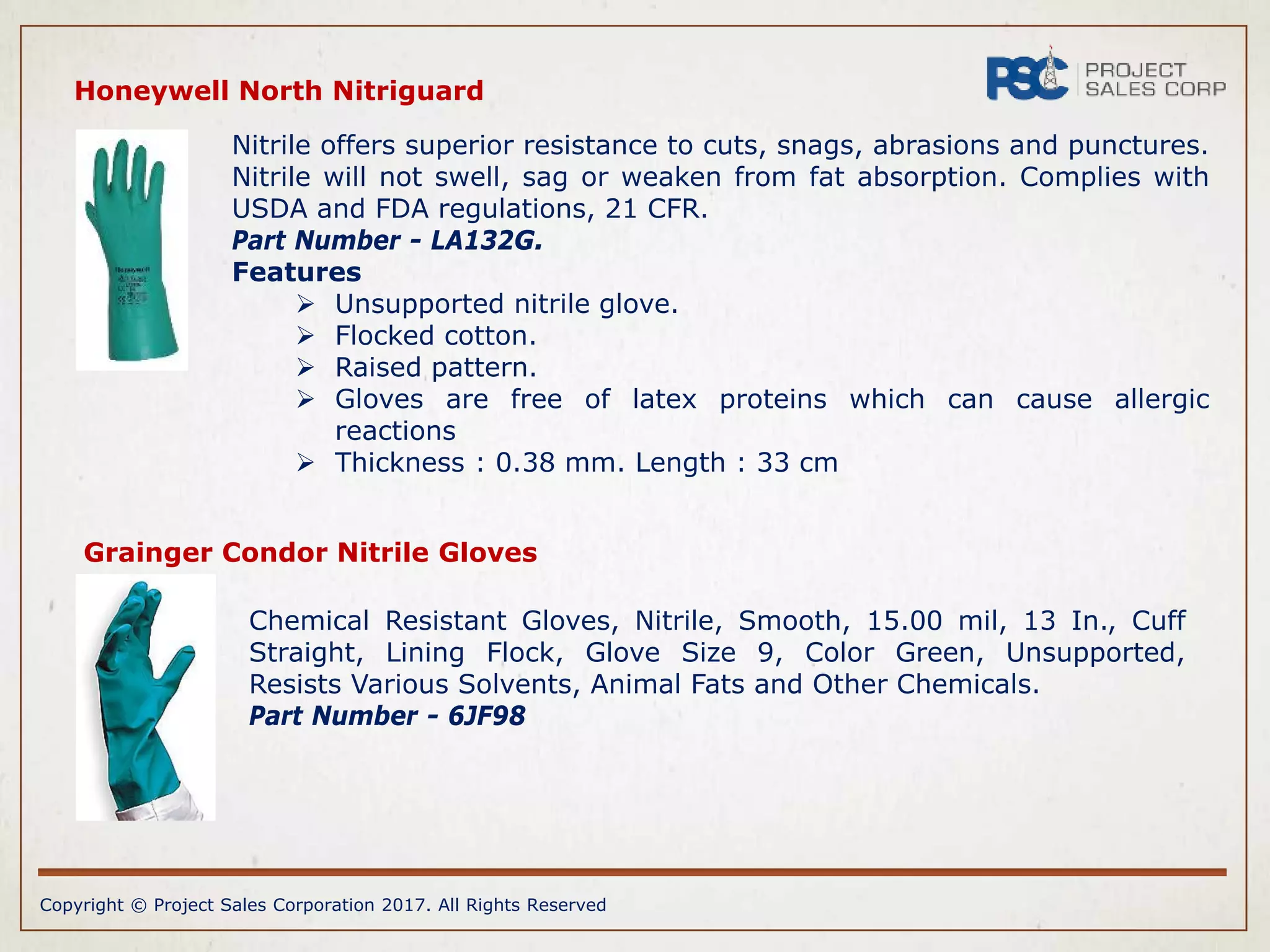 Task Specific Work Gloves Guidebook 2017 | PPT