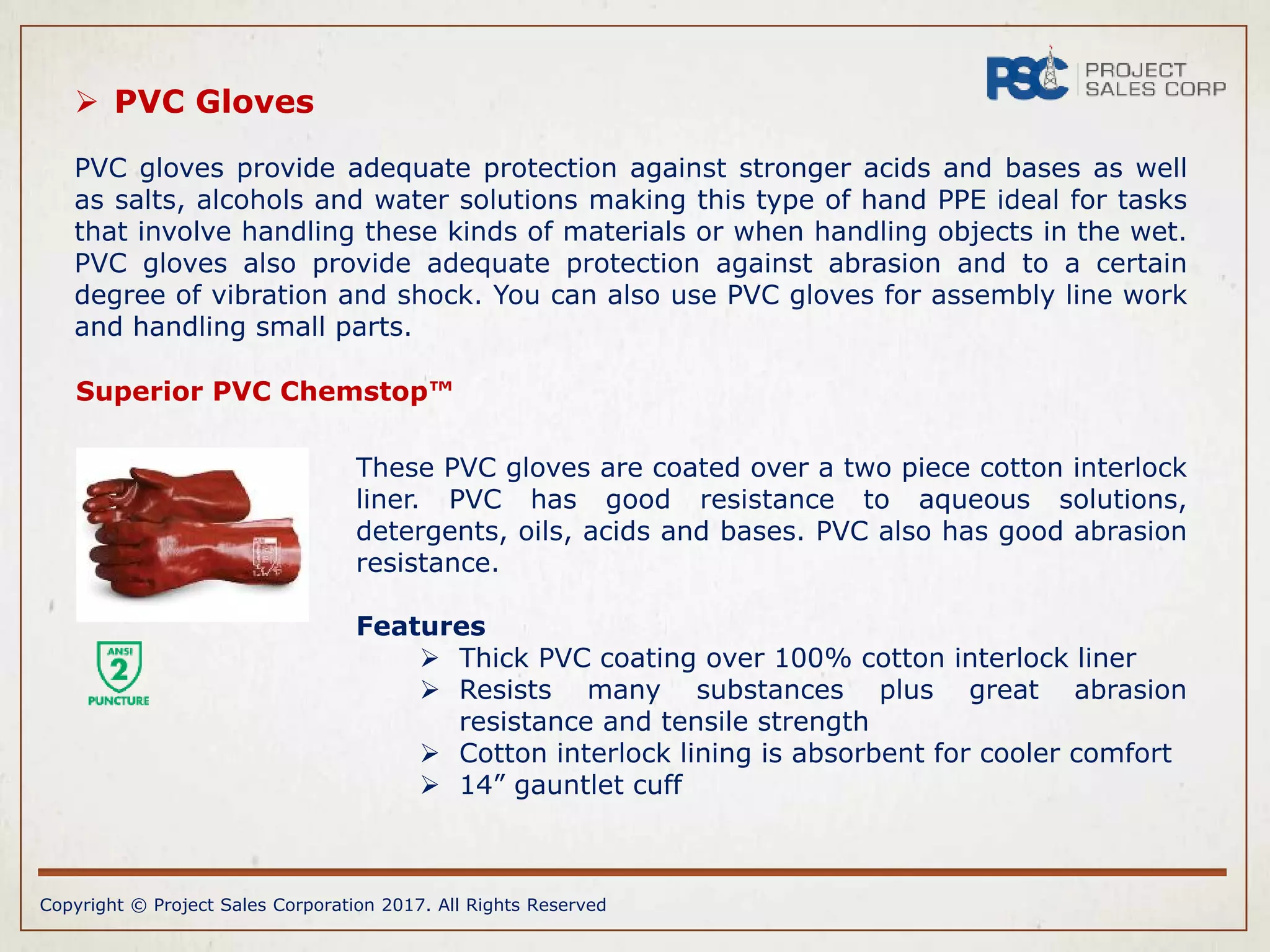 Task Specific Work Gloves Guidebook 2017 | PPT