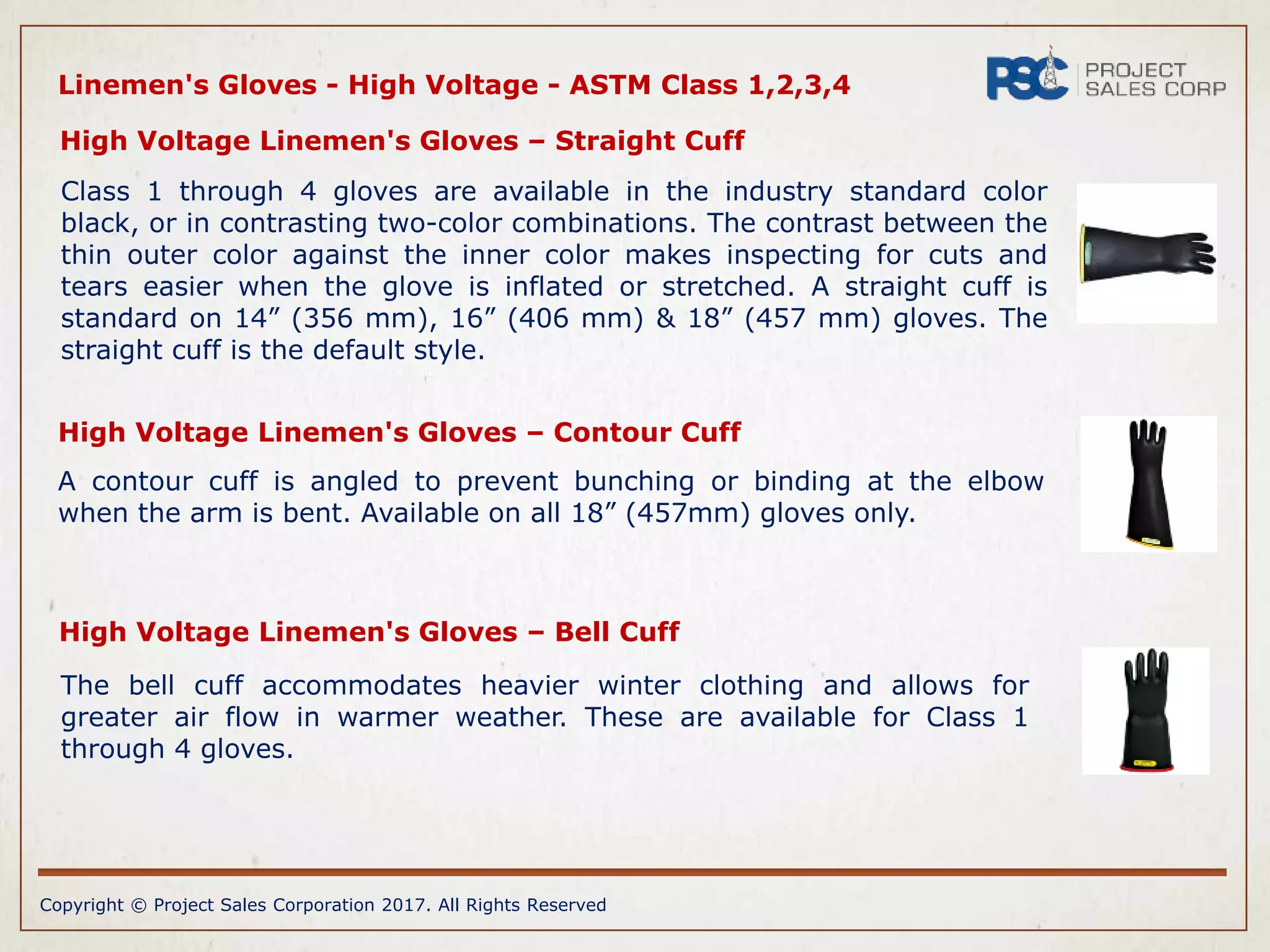 Task Specific Work Gloves Guidebook 2017 | PPT