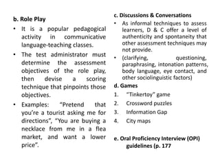 Assessing 4 major skills | PPTX