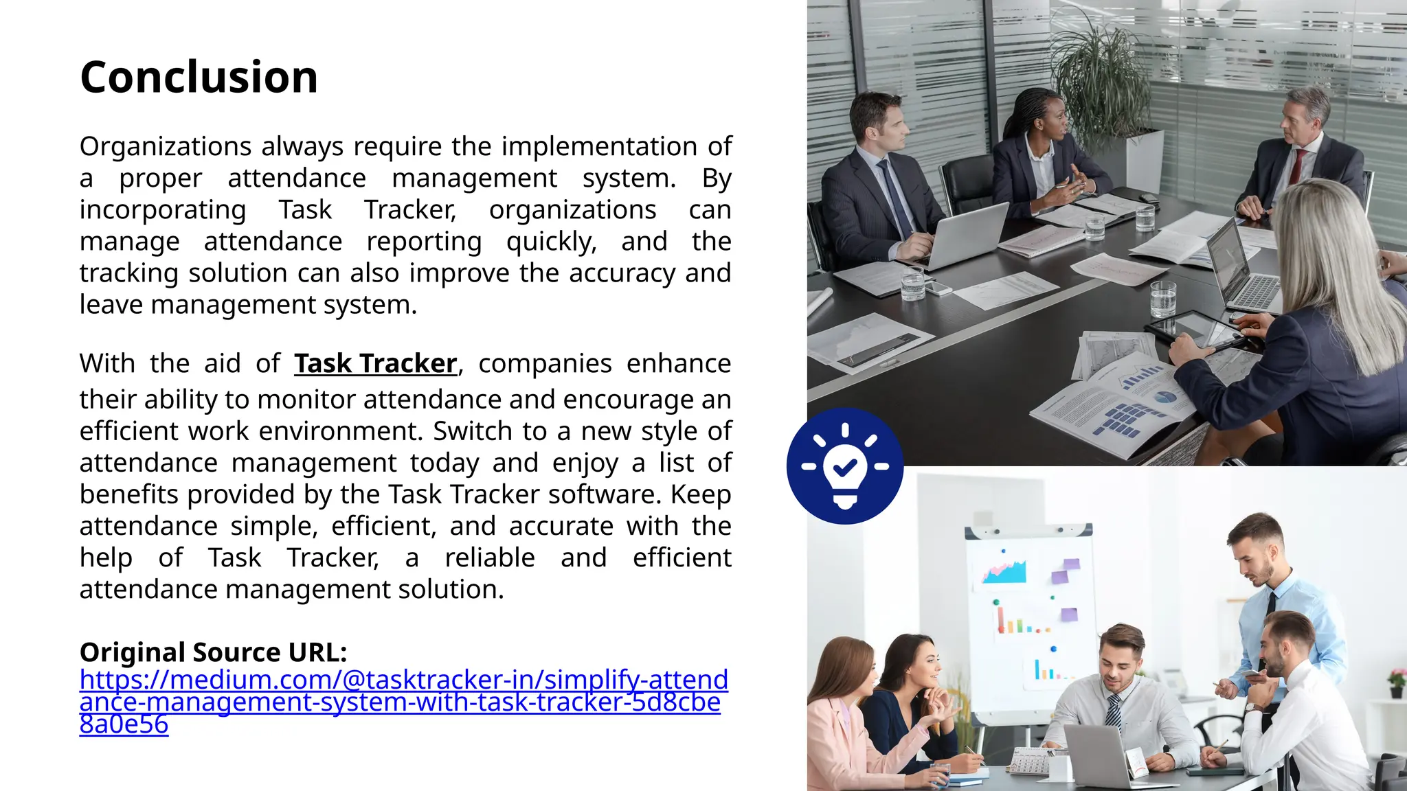 Task Tracker: Simplify Attendance Management System | PPTX