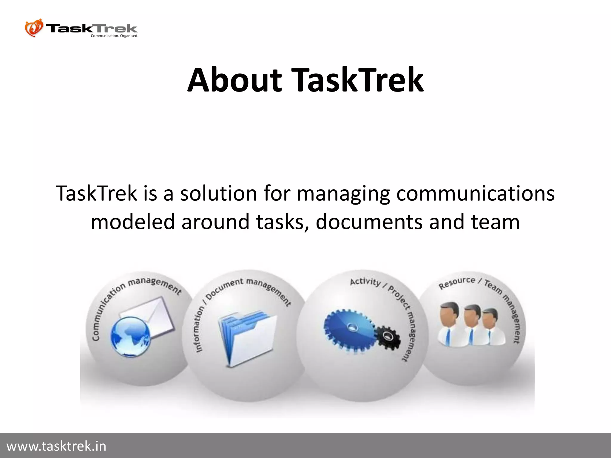 TaskTrek, an introduction | PPT