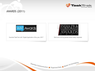 TaskTrek sales pitch presentation, 2011 | PDF