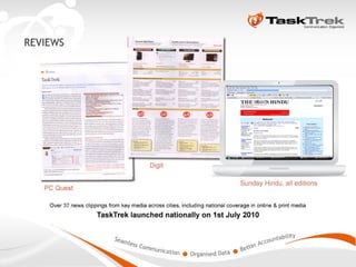TaskTrek sales pitch presentation, 2011 | PDF