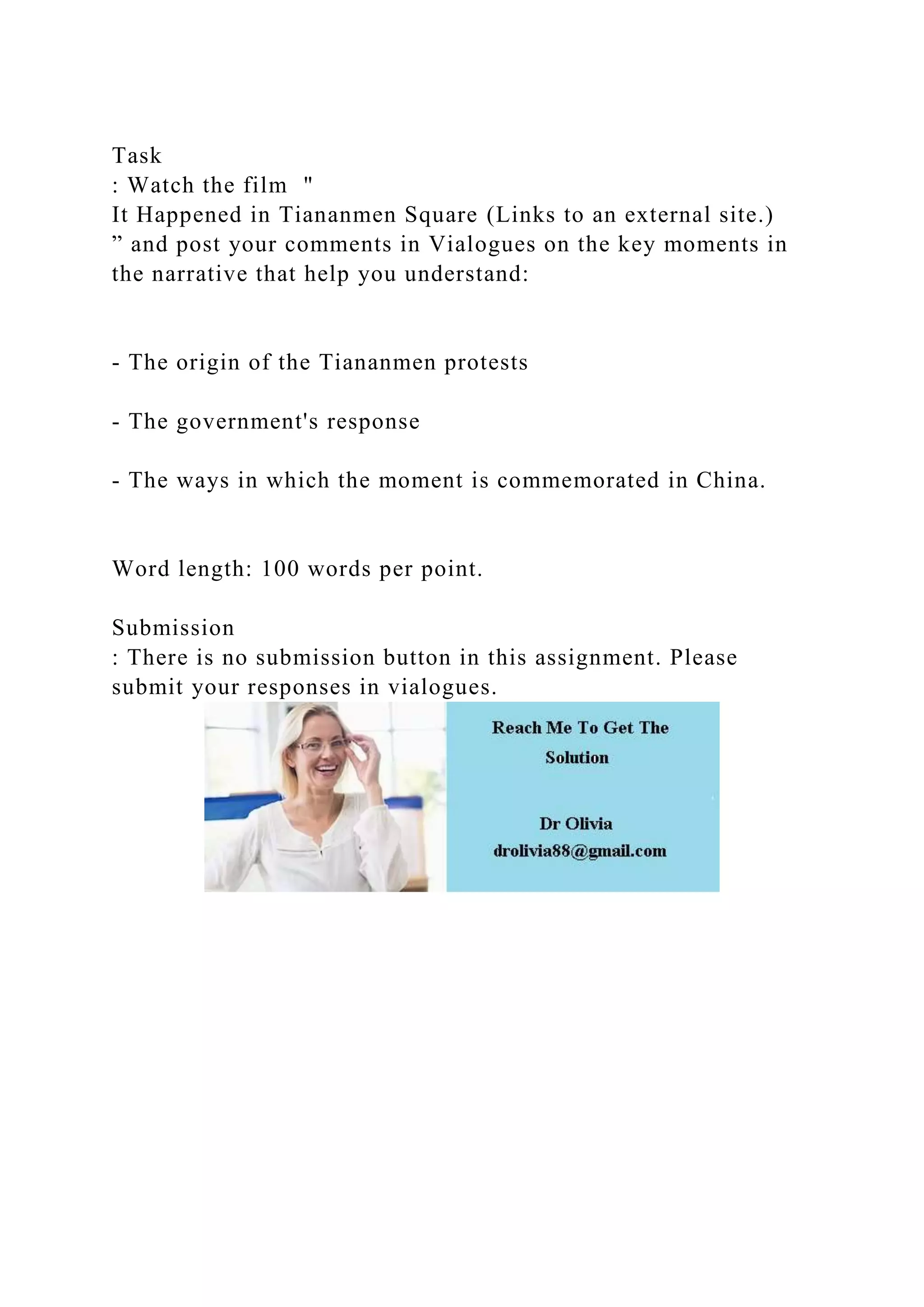 Task Watch the film It Happened in Tiananmen Square (Links to.docx