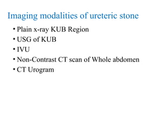 IVU radiology and imaging urogenital contrast | PPTX