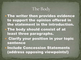 Persuasive Writing | PPTX