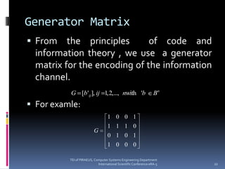 A new approach in specifying the inverse quadratic matrix in modulo -2 ...