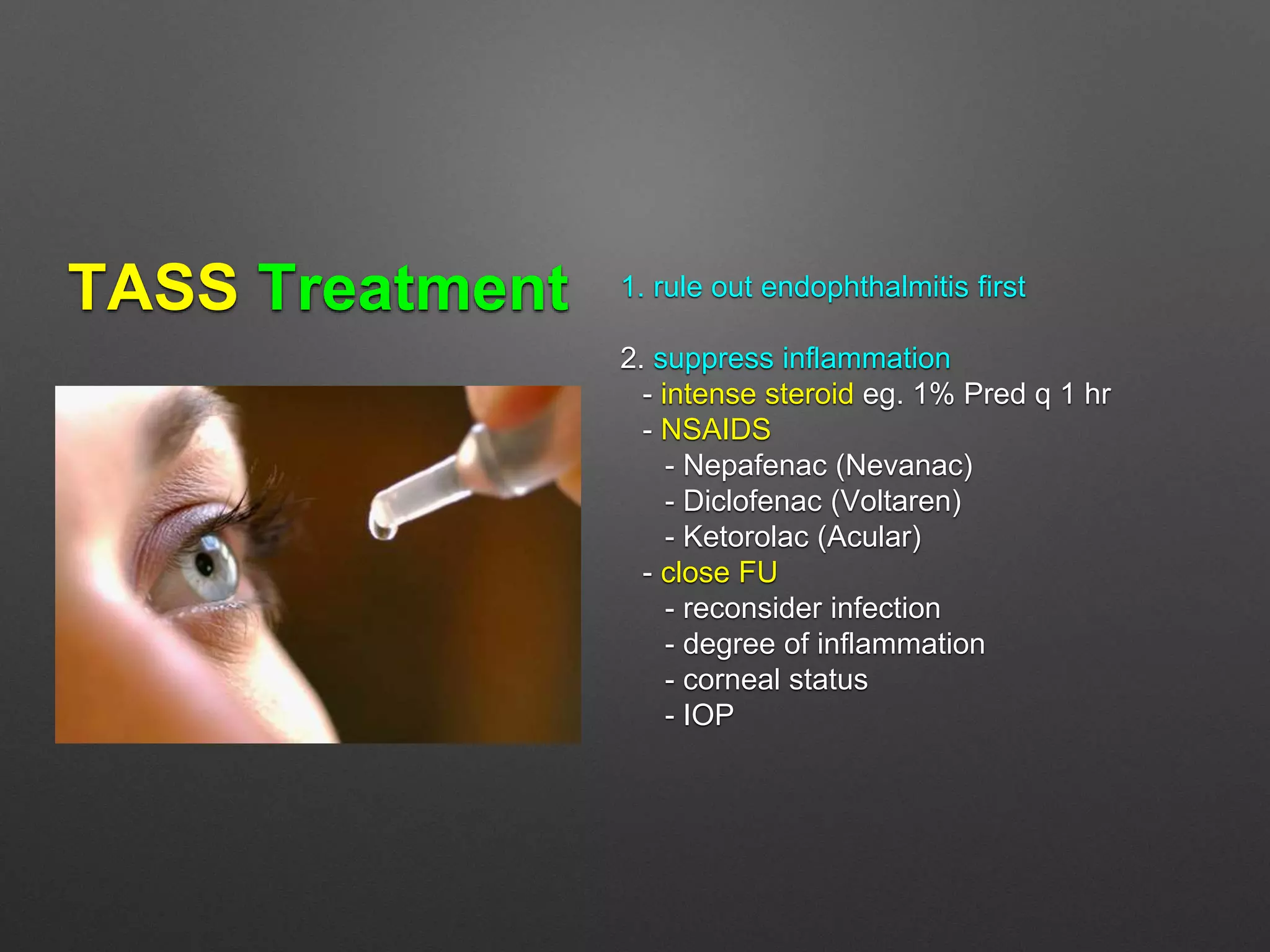 TASS vs Endophthalmitis | PPTX