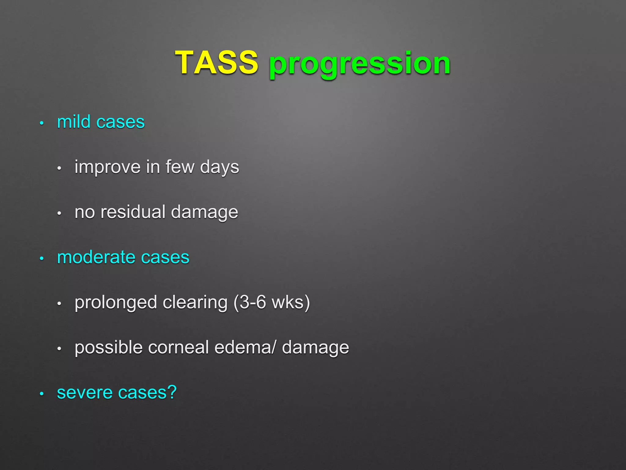 TASS vs Endophthalmitis | PPTX