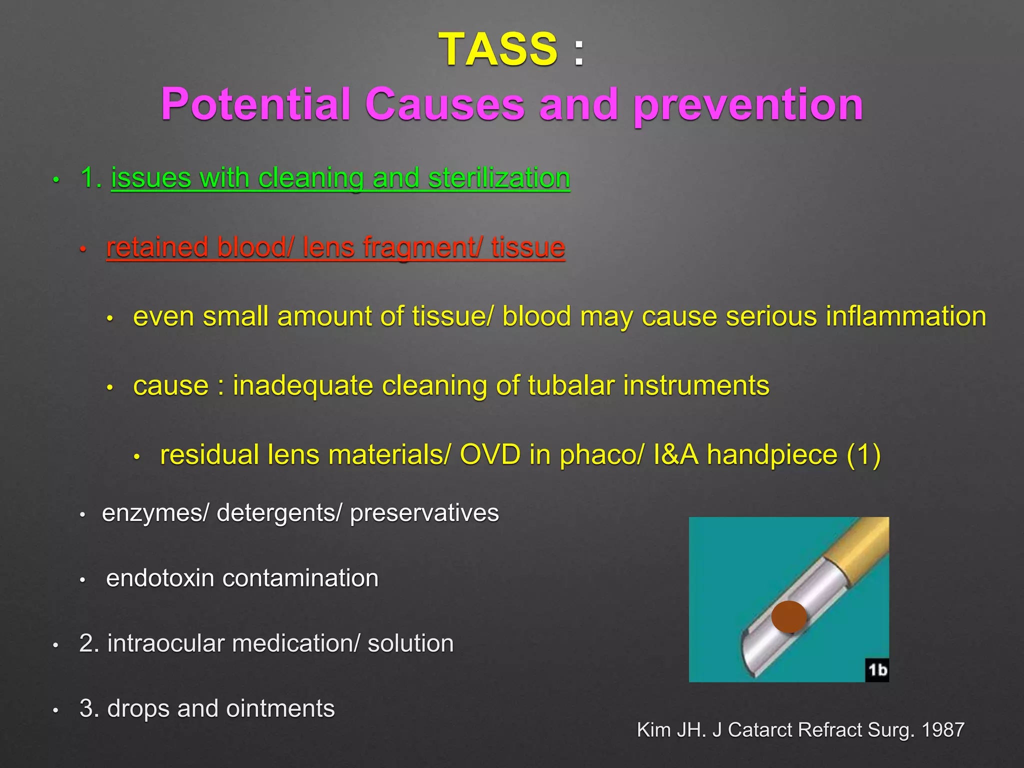 TASS vs Endophthalmitis | PPTX