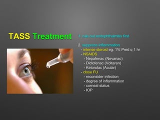 TASS vs Endophthalmitis | PPTX