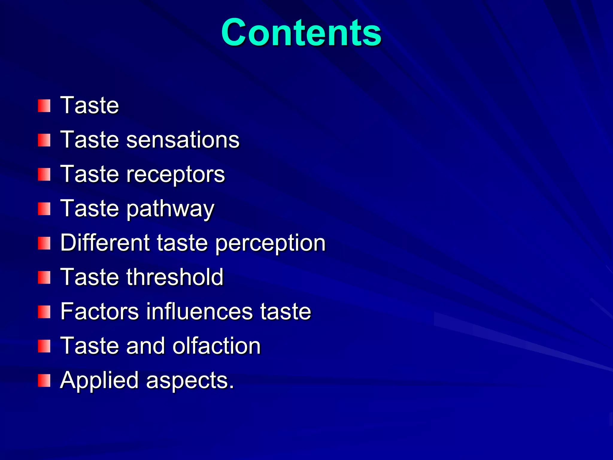 Taste | PDF