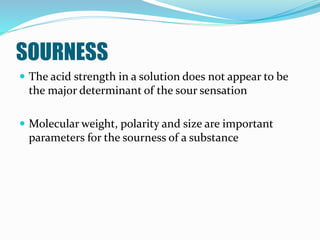 Taste sour and salty | PPTX