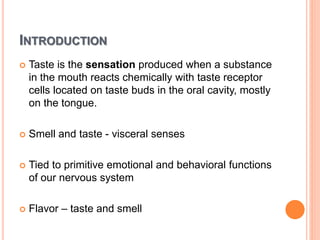 Taste Physiology | PPTX