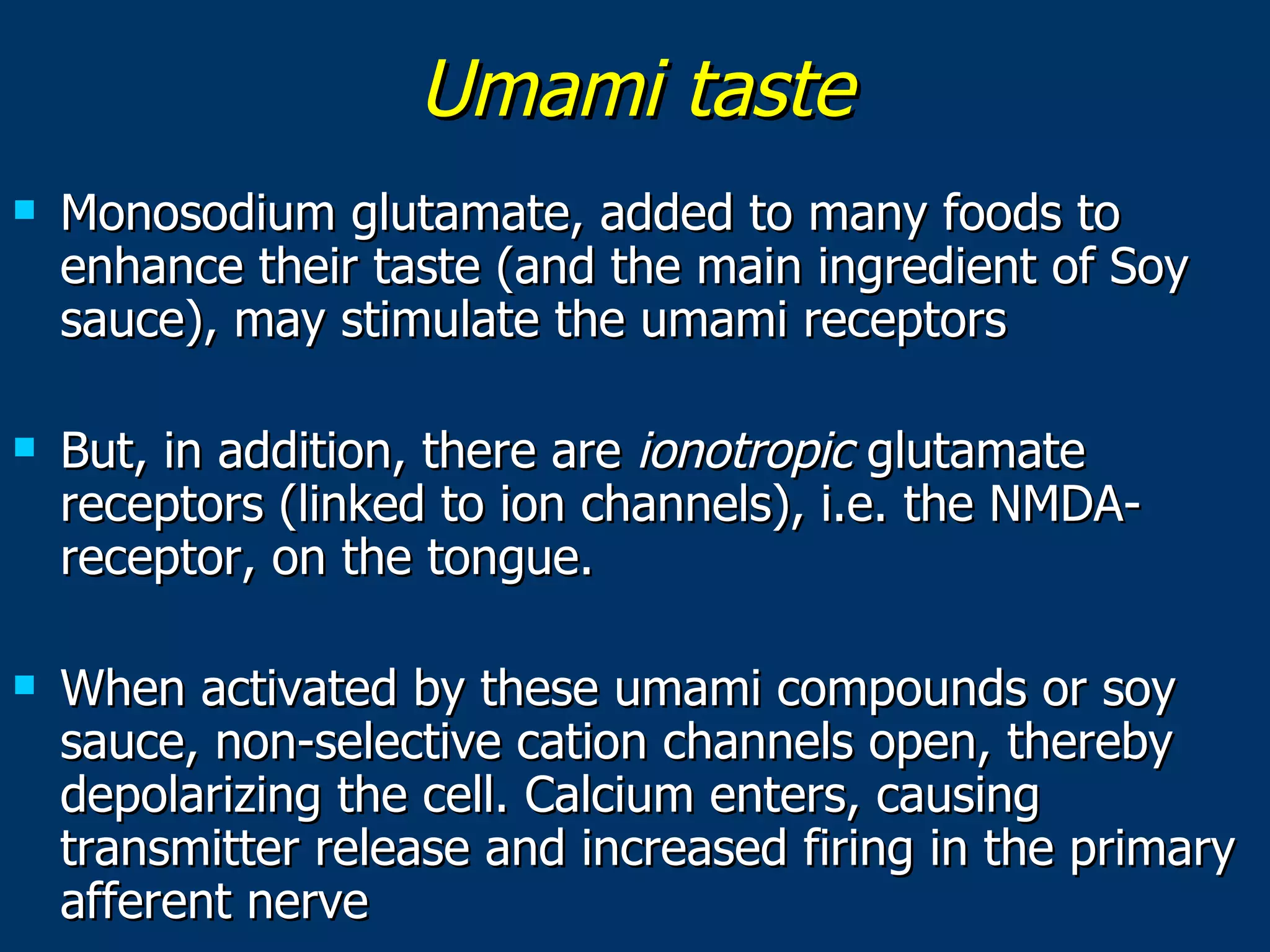 Taste and smell | PPT