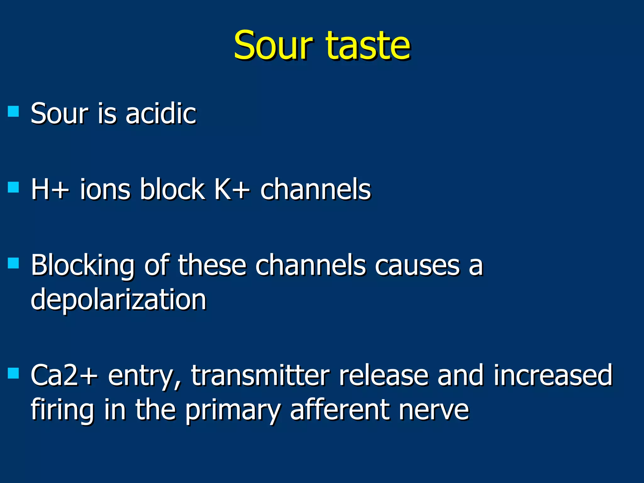 Taste and smell | PPT