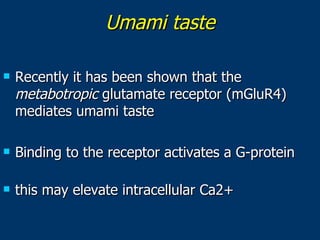 Taste and smell | PPT