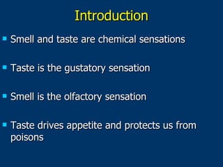 Taste and smell | PPT